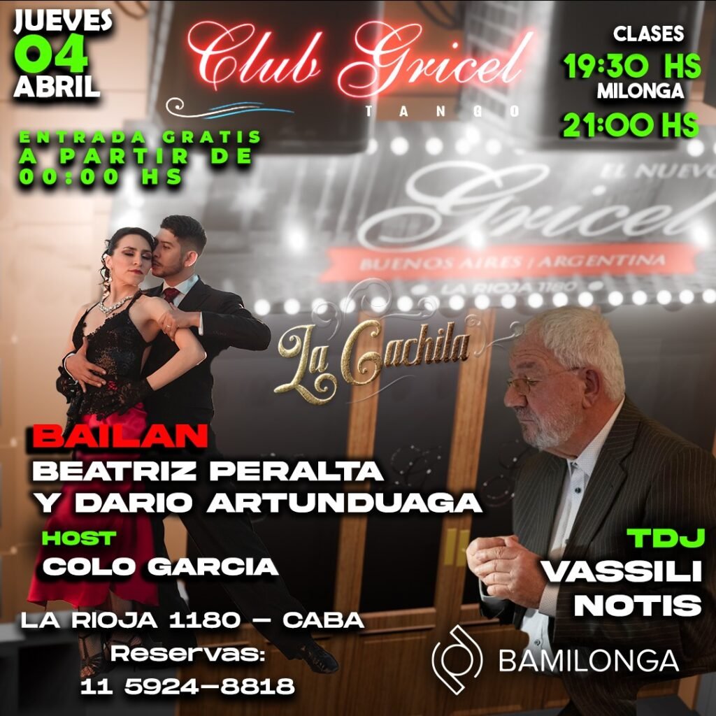 MILONGA «La Cachila» - TangosyMilongas